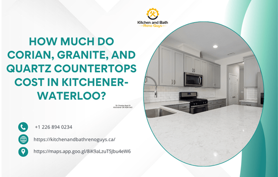 How Much Do Corian, Granite, and Quartz Countertops Cost in Kitchener ...